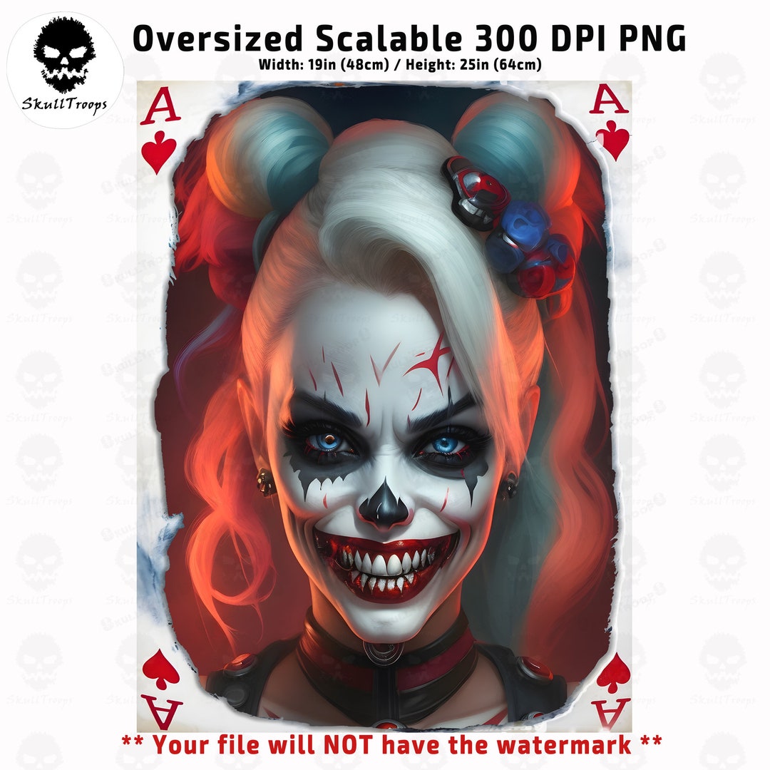 Skull Harley Macabre Whimsy PNG Design. Sublimation, DTF, DTG. Punk ...