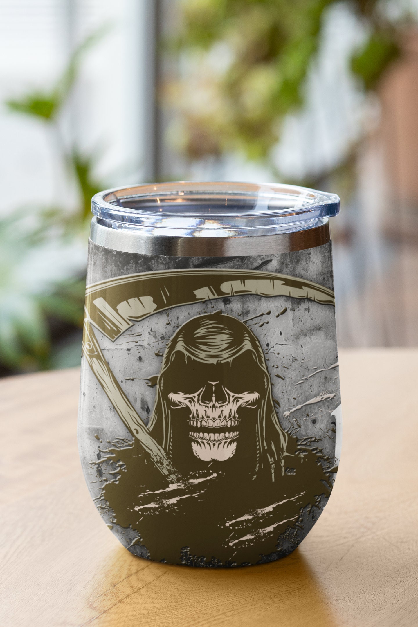 Skull Grim Reaper Goin' Home Car License Plate PNG 300 - Etsy