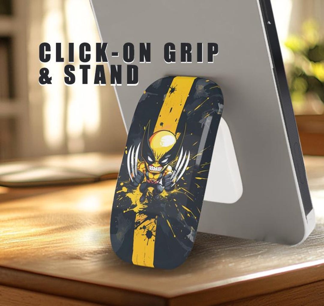 Wolverine Phone Grip Stand: Geeky Comics Fan Gift - Etsy