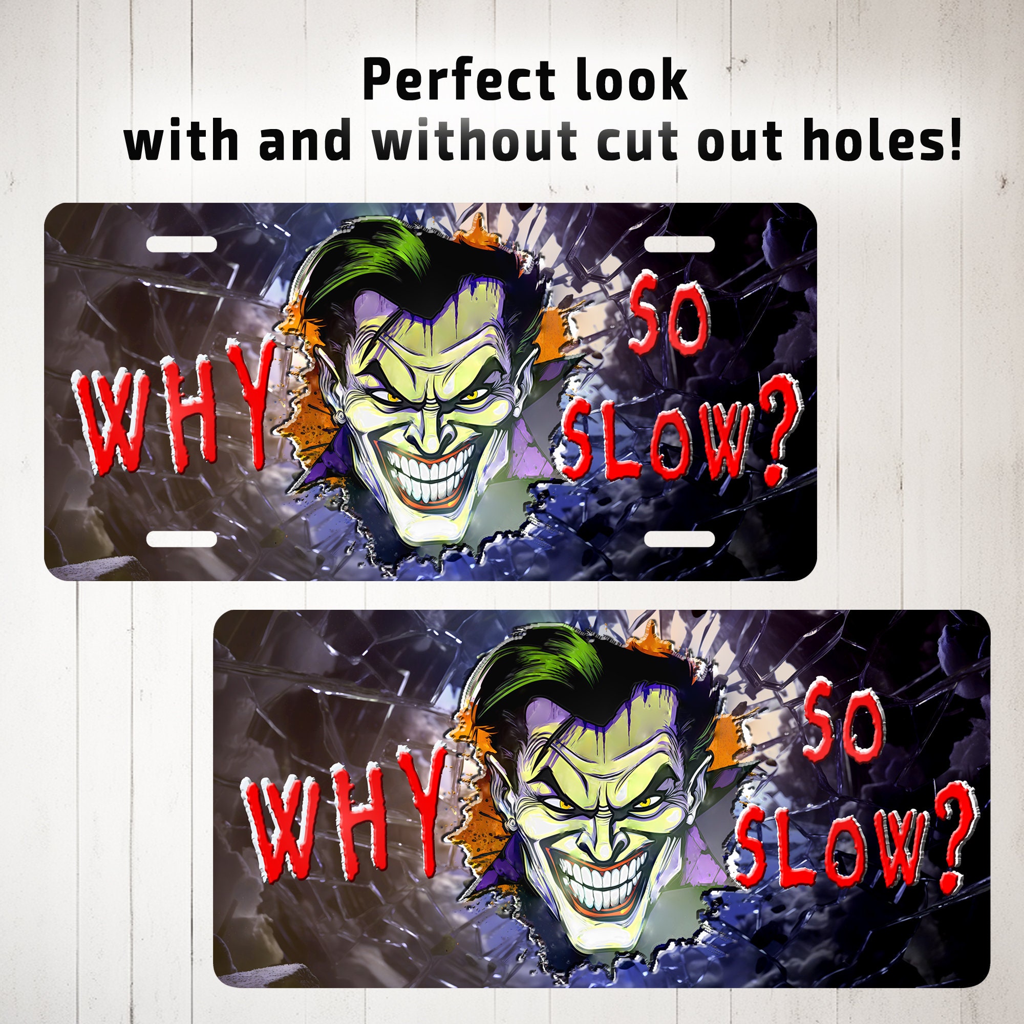 Why so Slow Car License Plate PNG, 300 DPI Instant Digital Download ...