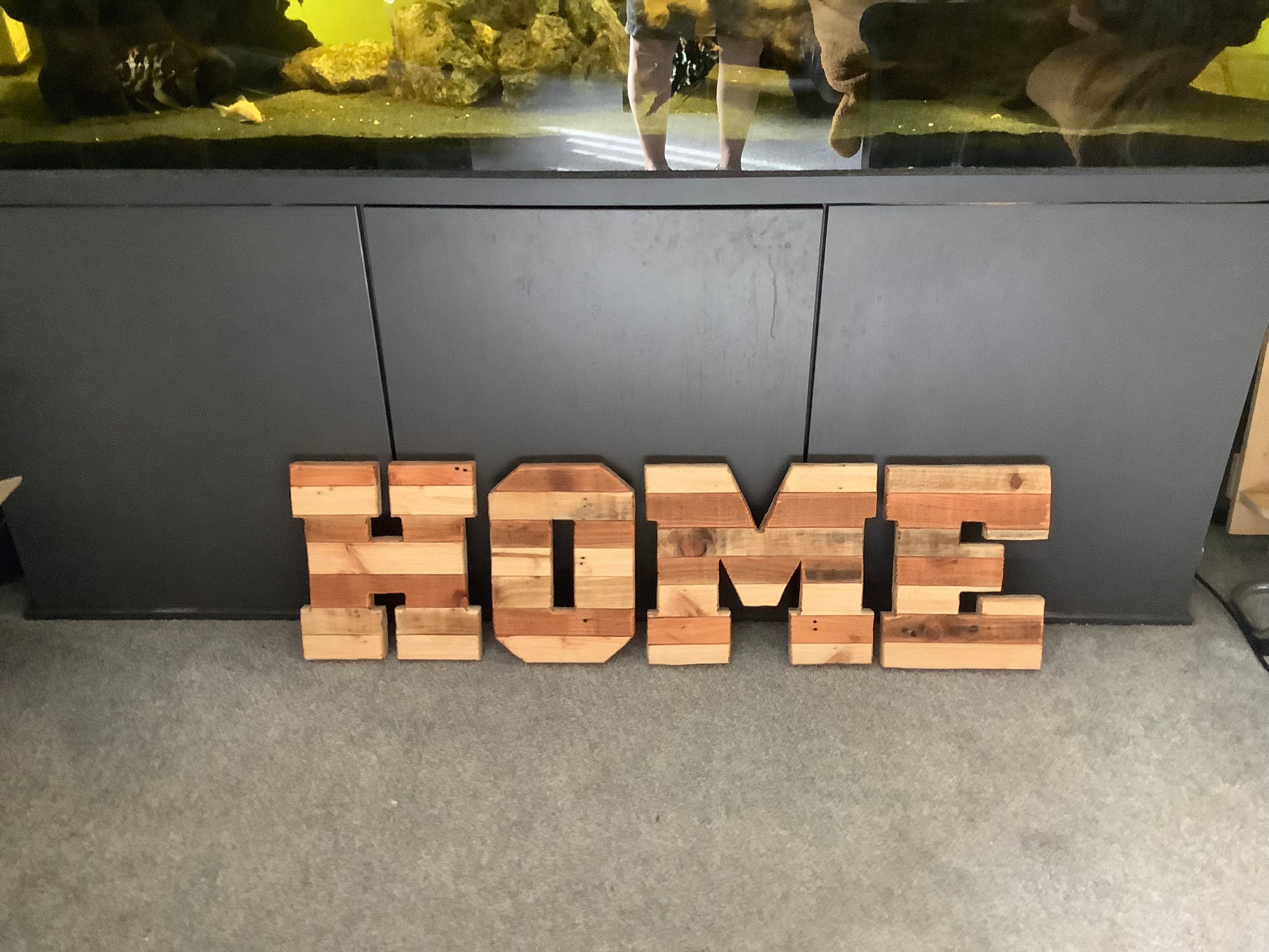 Rustic Wooden Letters - Etsy