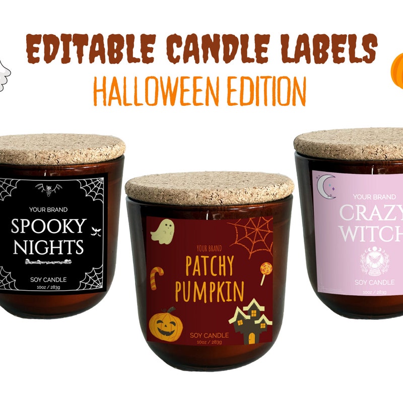 Halloween Candle - Etsy