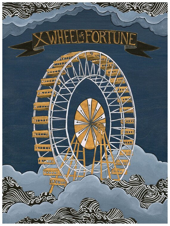 X Wheel of Fortune | Etsy