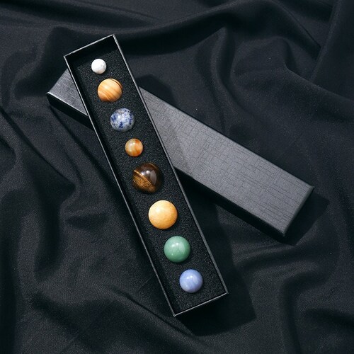 Eight Planets of the Solar System Crystal Agate / Jade / - Etsy