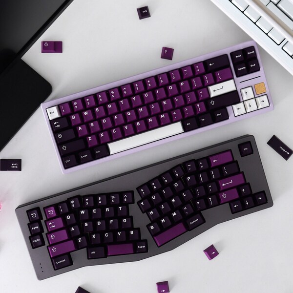 Purple Cherry Profile Keycaps - Etsy
