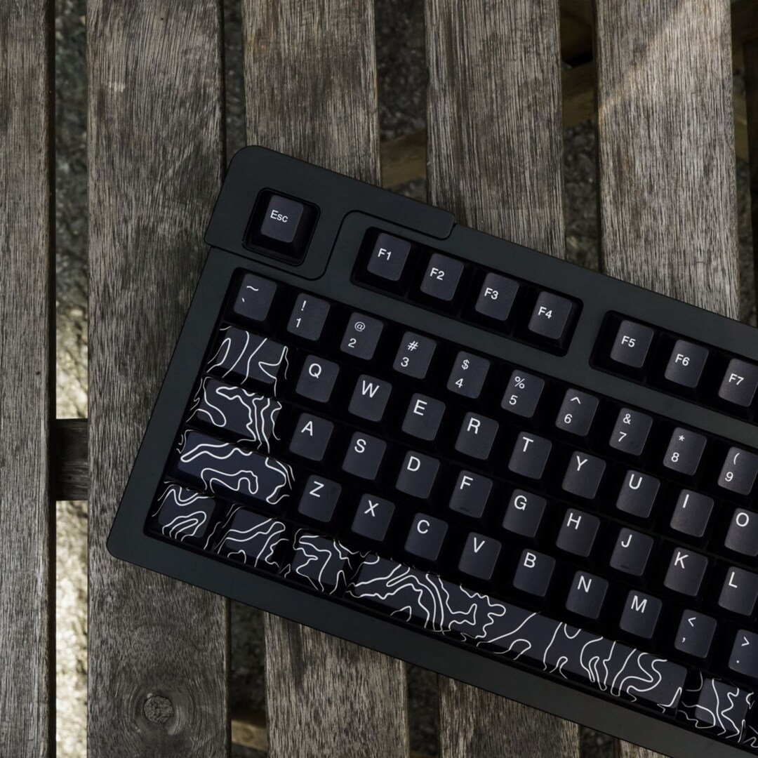 146PCS Black Canyon Theme Keycap Set,black Keycap,pbt Keycap,cherry ...
