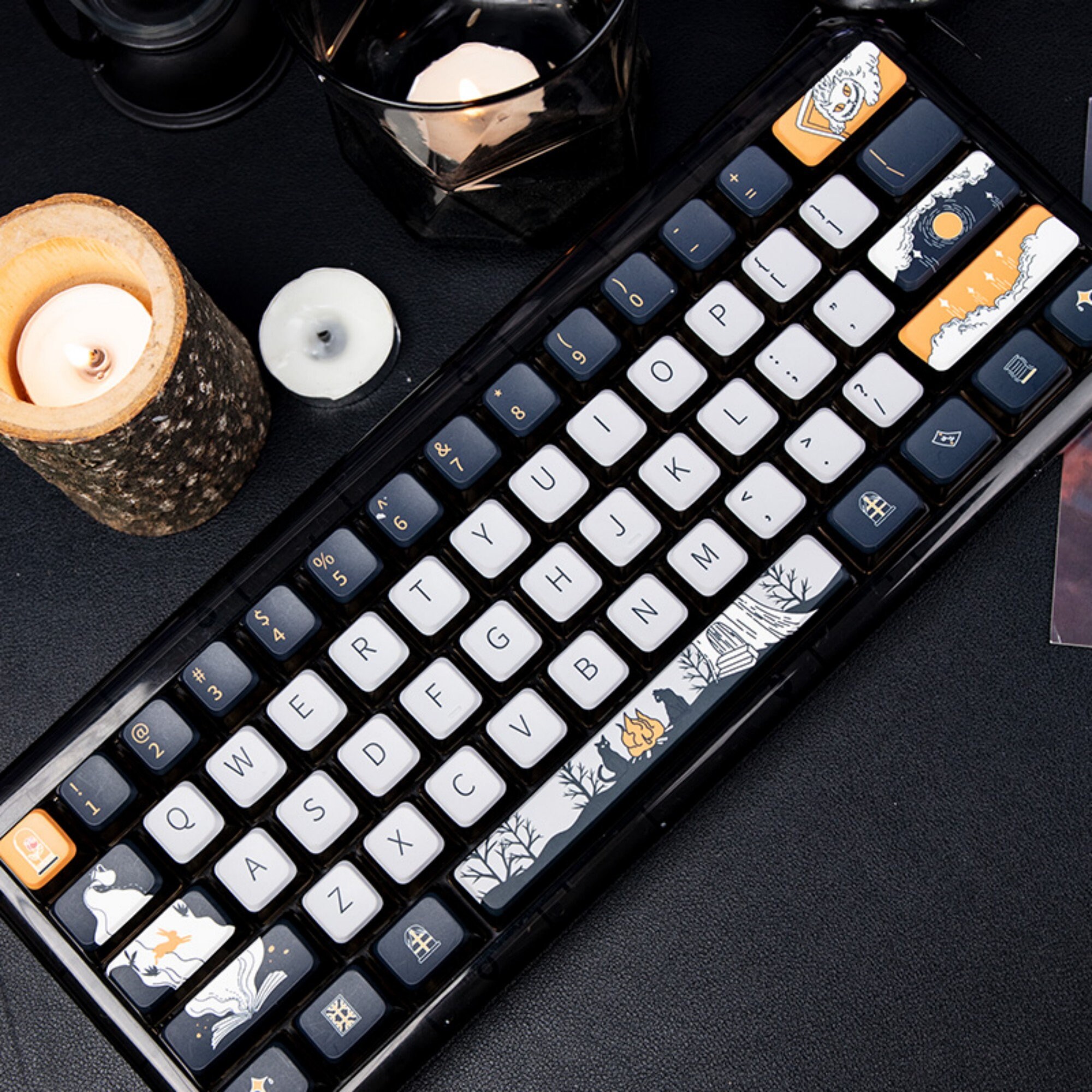 120PCS Dark Fairy Tales Theme Keycap Setcute Keycapside - Etsy
