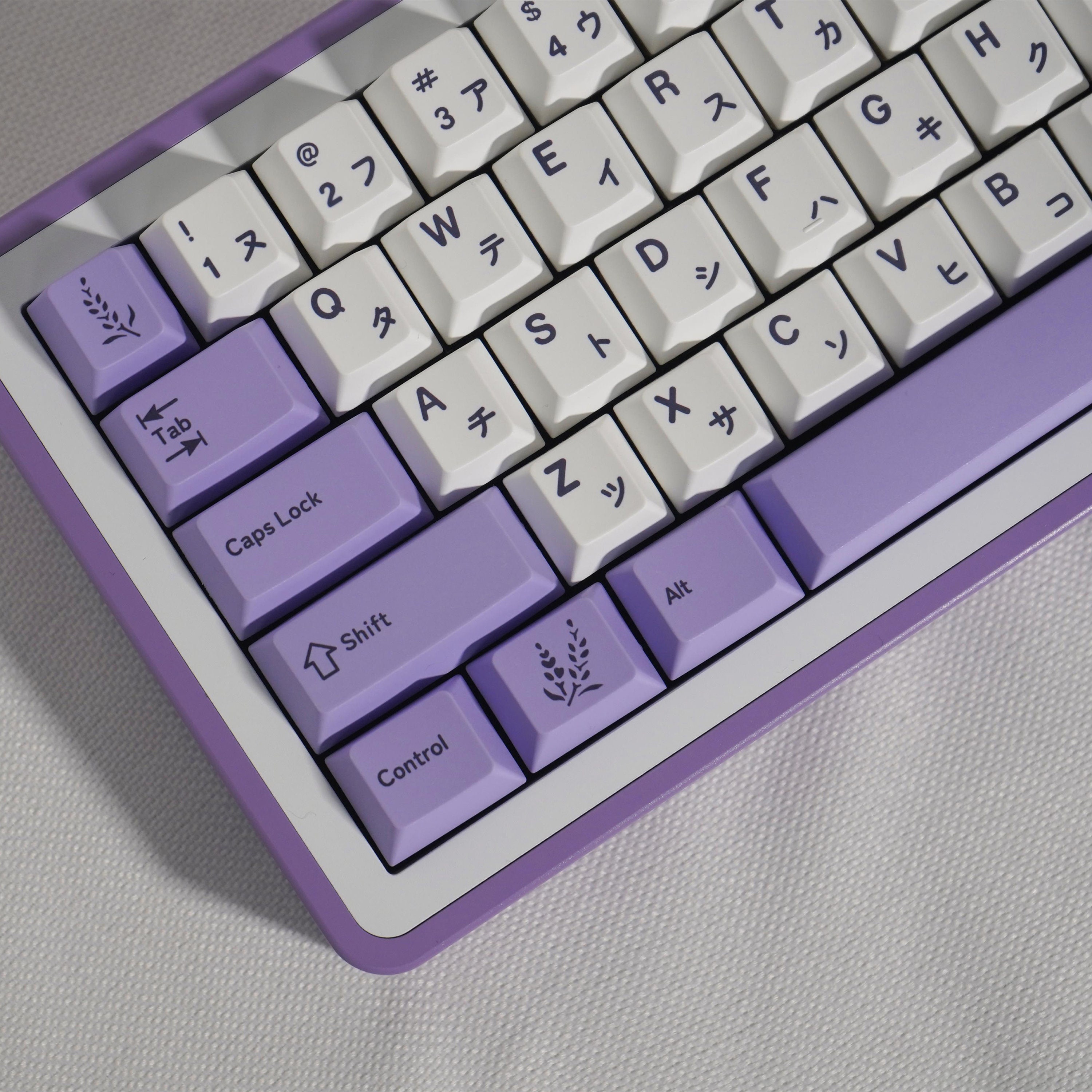 116PCS GMK Lavender Theme Keycaps Set,purple Keycap,japanese Keycap ...