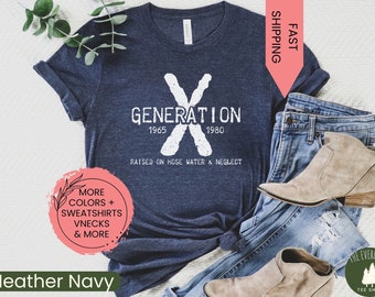 Generation X T-shirt Gen X Colors Tshirt Gen X Tshirt Generation X ...