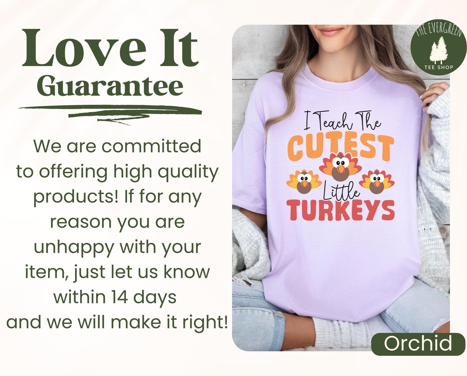I Teach the Cutest Little Turkeys T-shirt, Teacher Thanksgiving Shirt ...