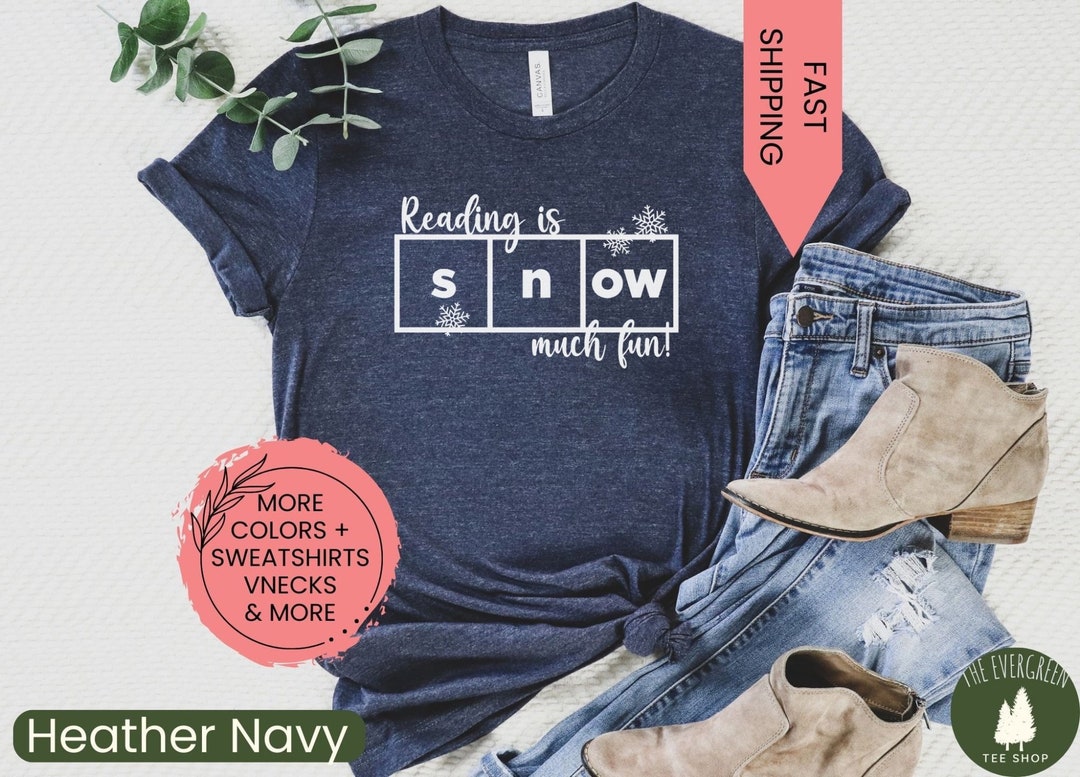 Reading is Snow Much Fun Shirt , Science of Reading Shirt, Christmas ...