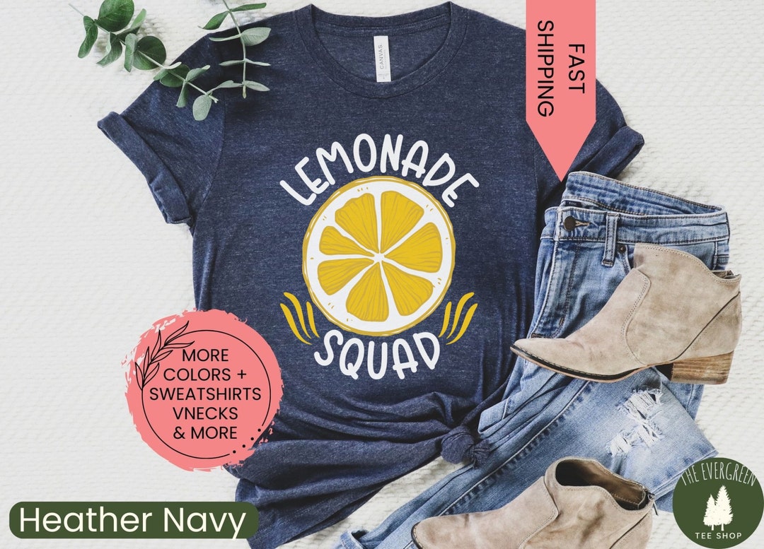 Lemonade Squad Shirts, Summer Vacation Tshirts, Lemonade Shirt, Friends ...