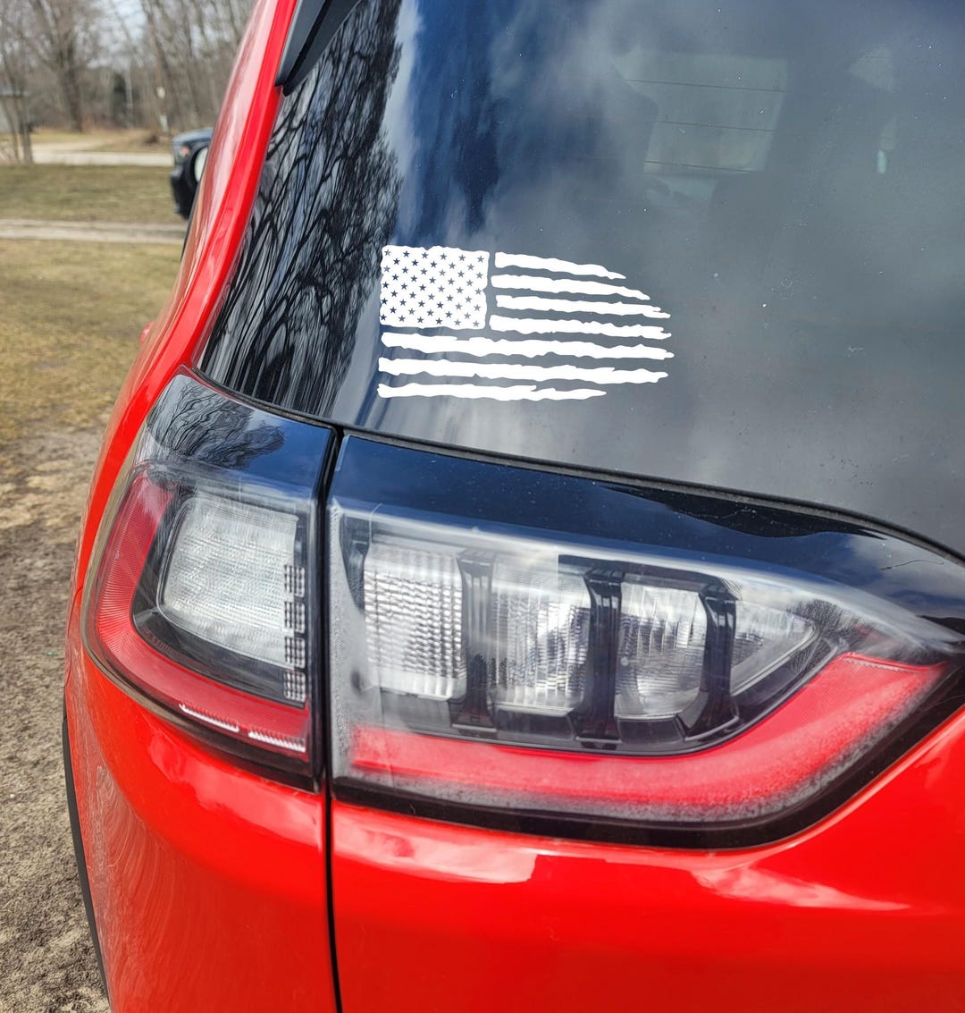 Patriotic Vinyl Decals, Car Decals, Bumper Stickers, America, Flag ...