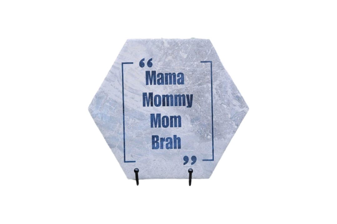 Laser Engraved Ceramic Tile W/ Stand - "mama, Mommy, Mom, Brah", Home ...