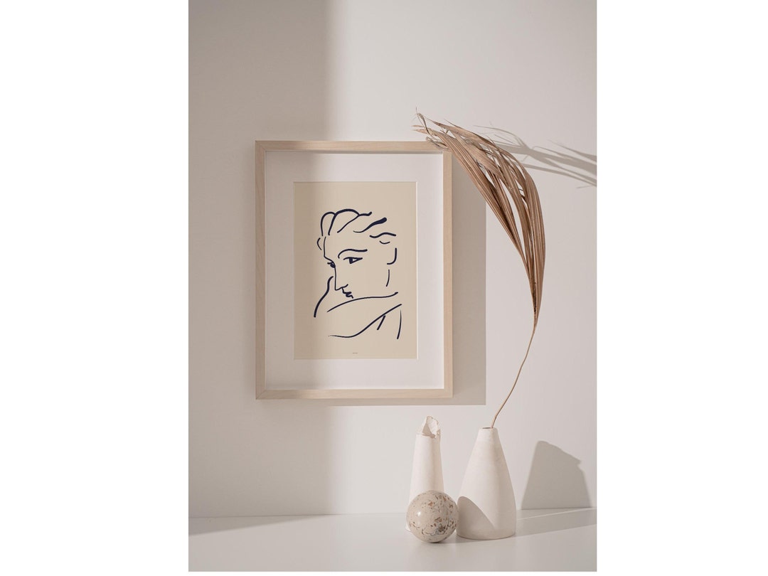 Henri Matisse Woman Face Art Matisse Print Matisse Wall Art Prints ...