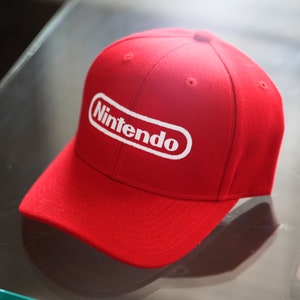Nintendo Hat - Embroidered -retro Gaming - Etsy
