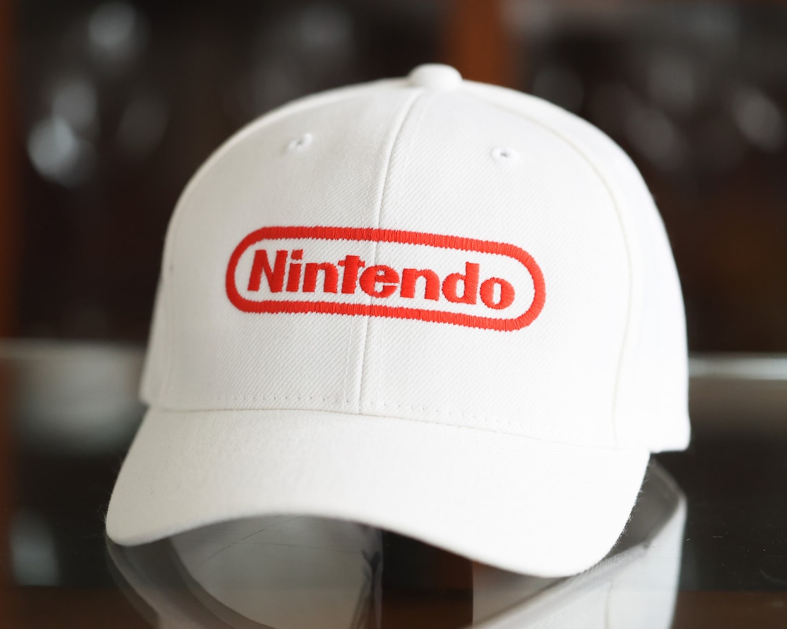 Nintendo Hat Embroidered retro Gaming - Etsy