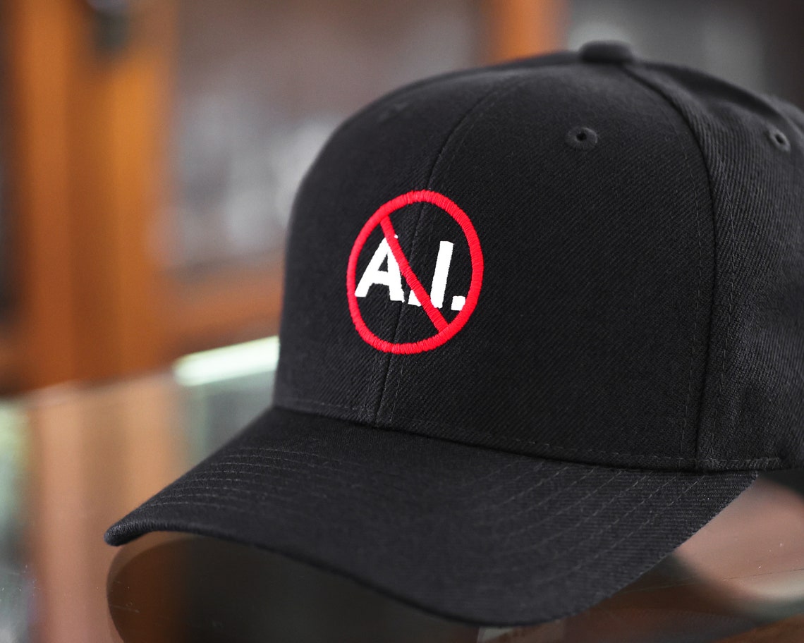 Anti A.I. Embroidered Hat - Artificial Intelligence - Chatgpt - Openai ...
