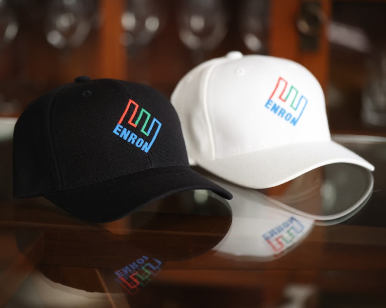 ENRON Hat Embroidered Baseball Cap - Etsy