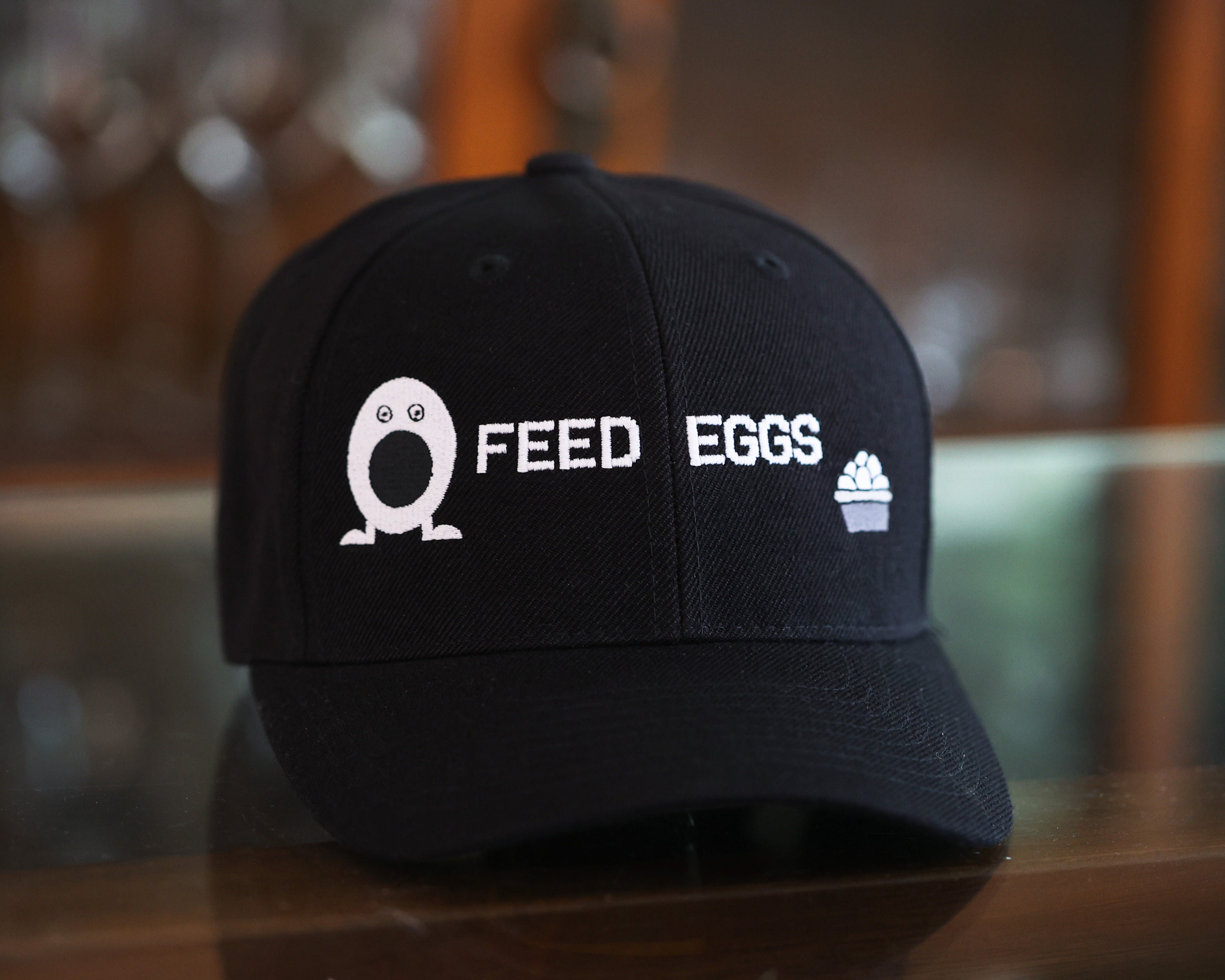 FEED EGGS Hat - I Think You Should Leave Embroidered Baseball Cap - Etsy