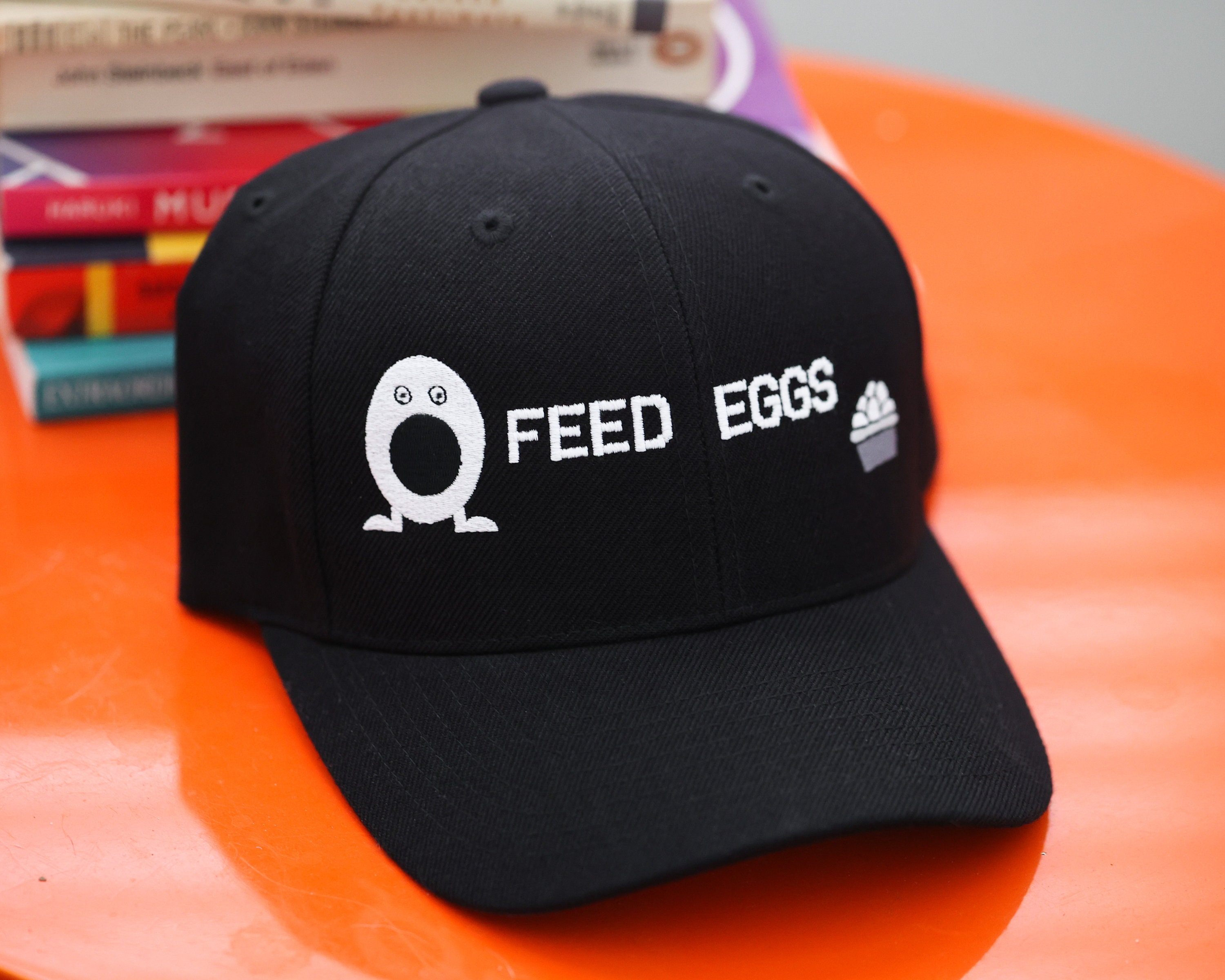 FEED EGGS Hat - I Think You Should Leave Embroidered Baseball Cap - Etsy