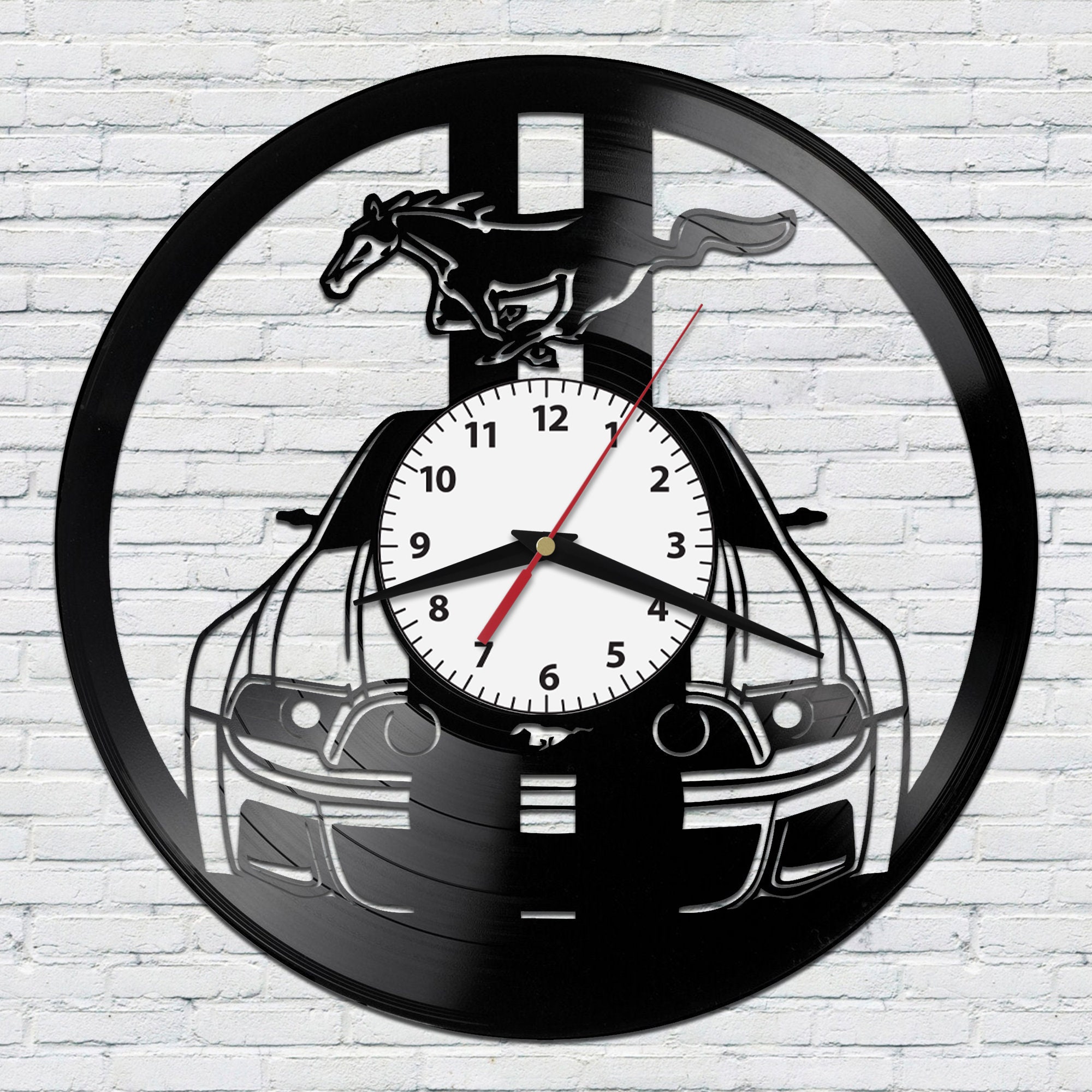 Vinyl Clock Record Vector Svg Dxf Cdr File for Cnc Laser Cutter ...