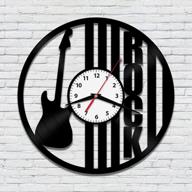 Freddie Mercury Rock Vinyl Record Clock, Digital Vector Dxf Svg Cdr ...