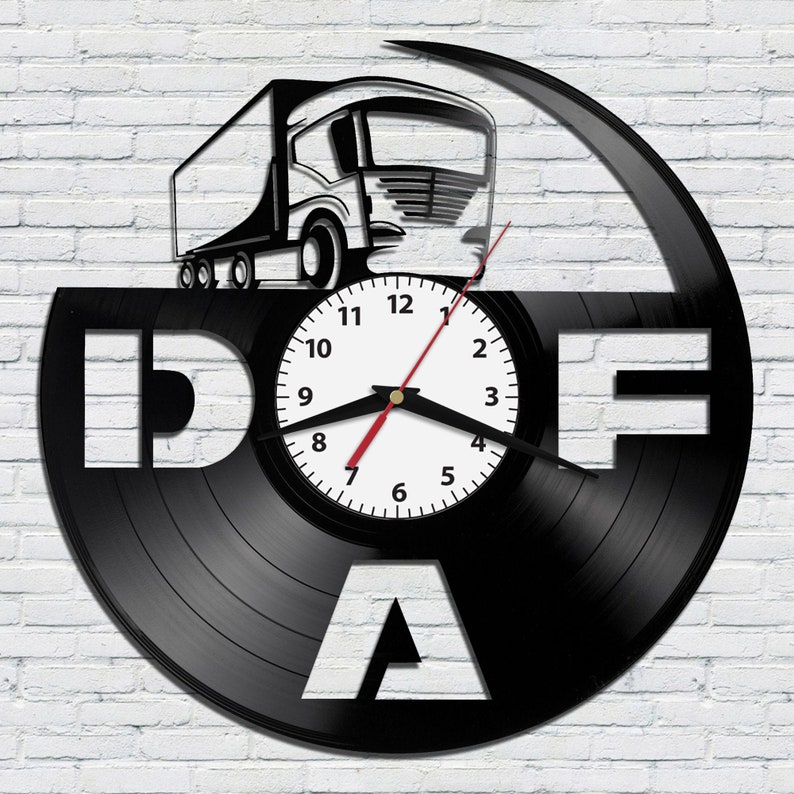 Car Vinyl Record Clock Digital Cnc Vector File, Vinyl Clock File for ...