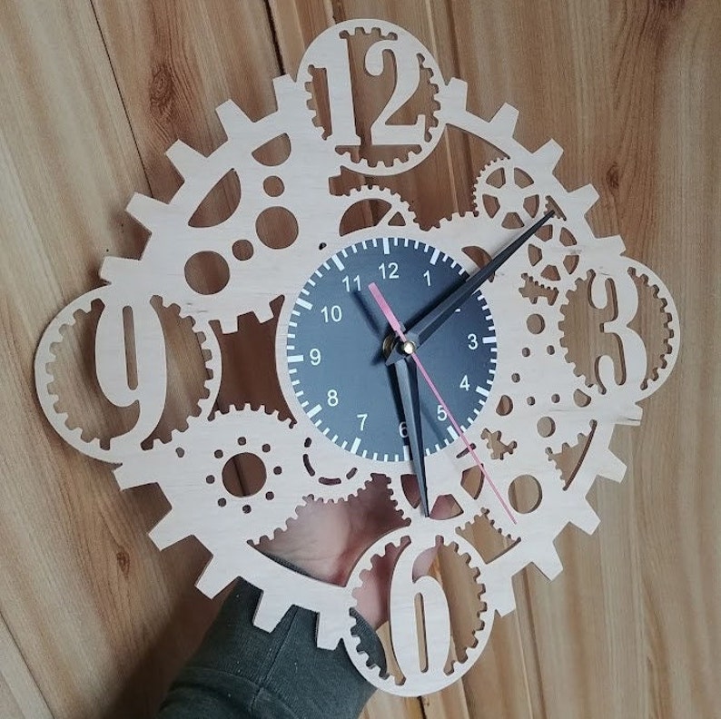 Football Vinyl Clock Cnc Laser Cut File Gym Cdr Dxf Svg - Etsy