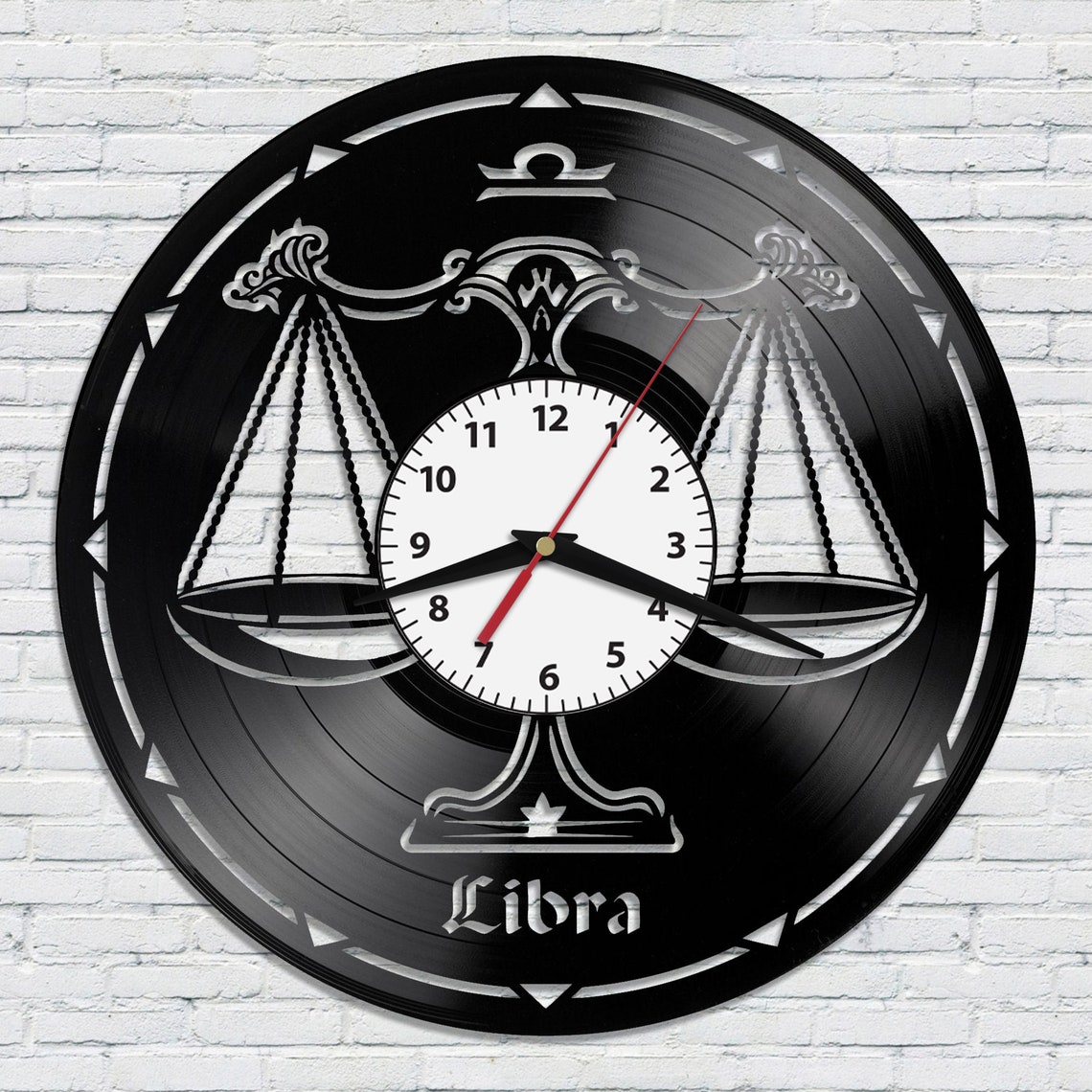Zodiac Vinyl Clock Template – CNC Laser Cut File (svg Dxf Cdr ...
