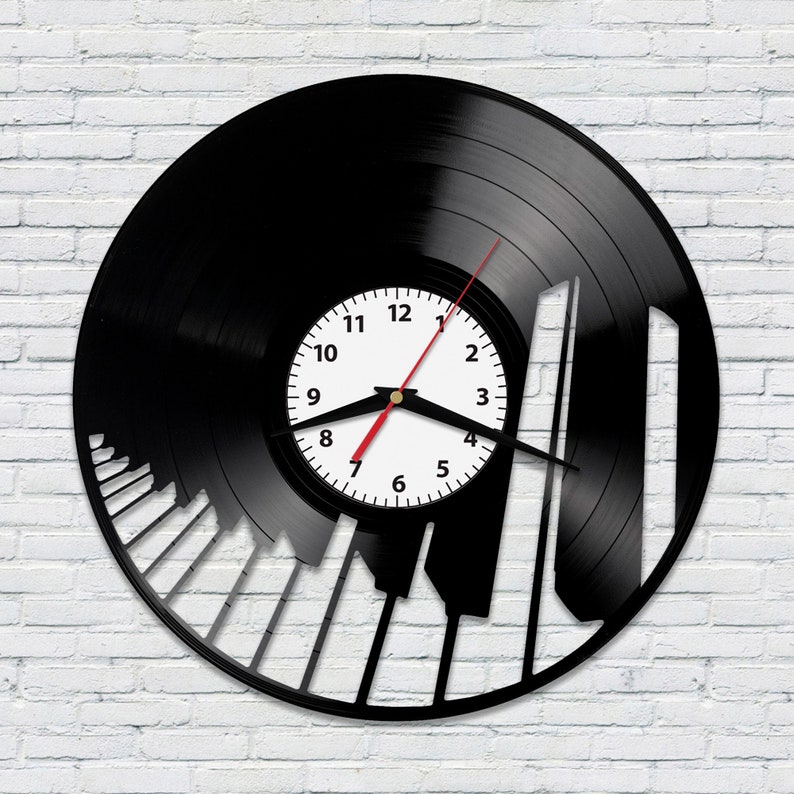 Music Vector File Vinyl Record Clock, Digital Cut File, Cnc Laser Cut ...