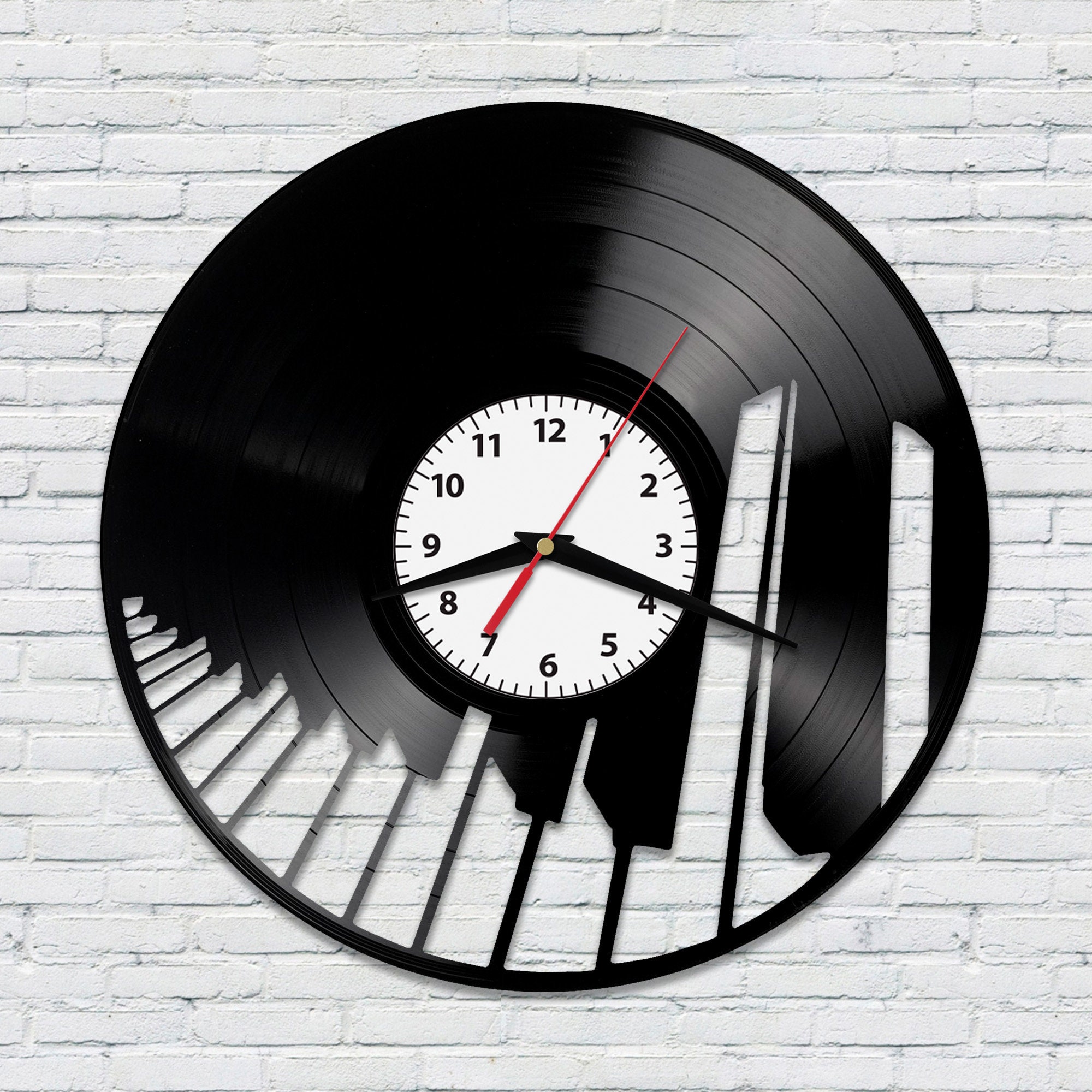 Music Vector File Vinyl Record Clock, Digital Cut File, Cnc Laser Cut ...