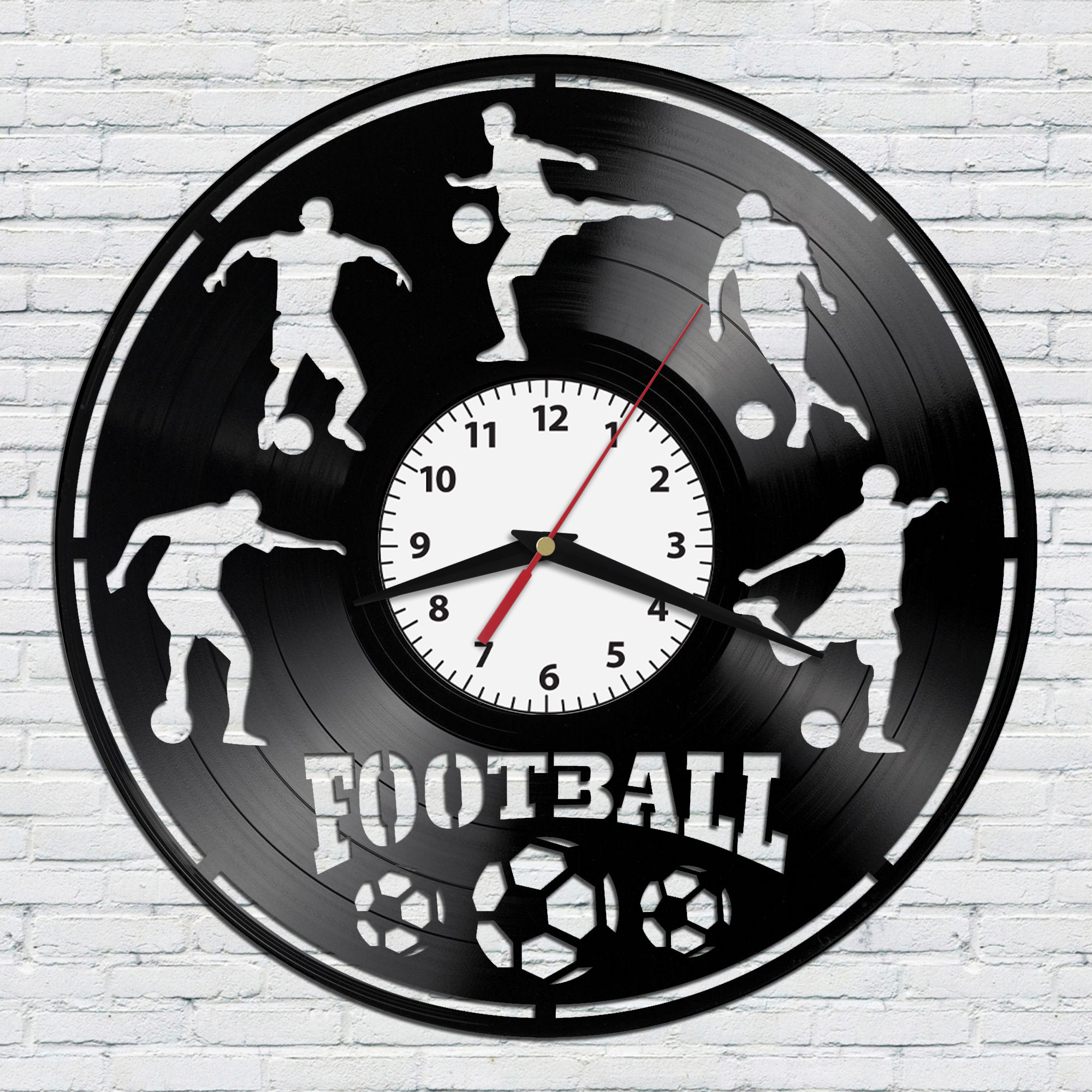 Sport Vinyl Clock Template: CNC Laser Cut File (digital Download) - Etsy
