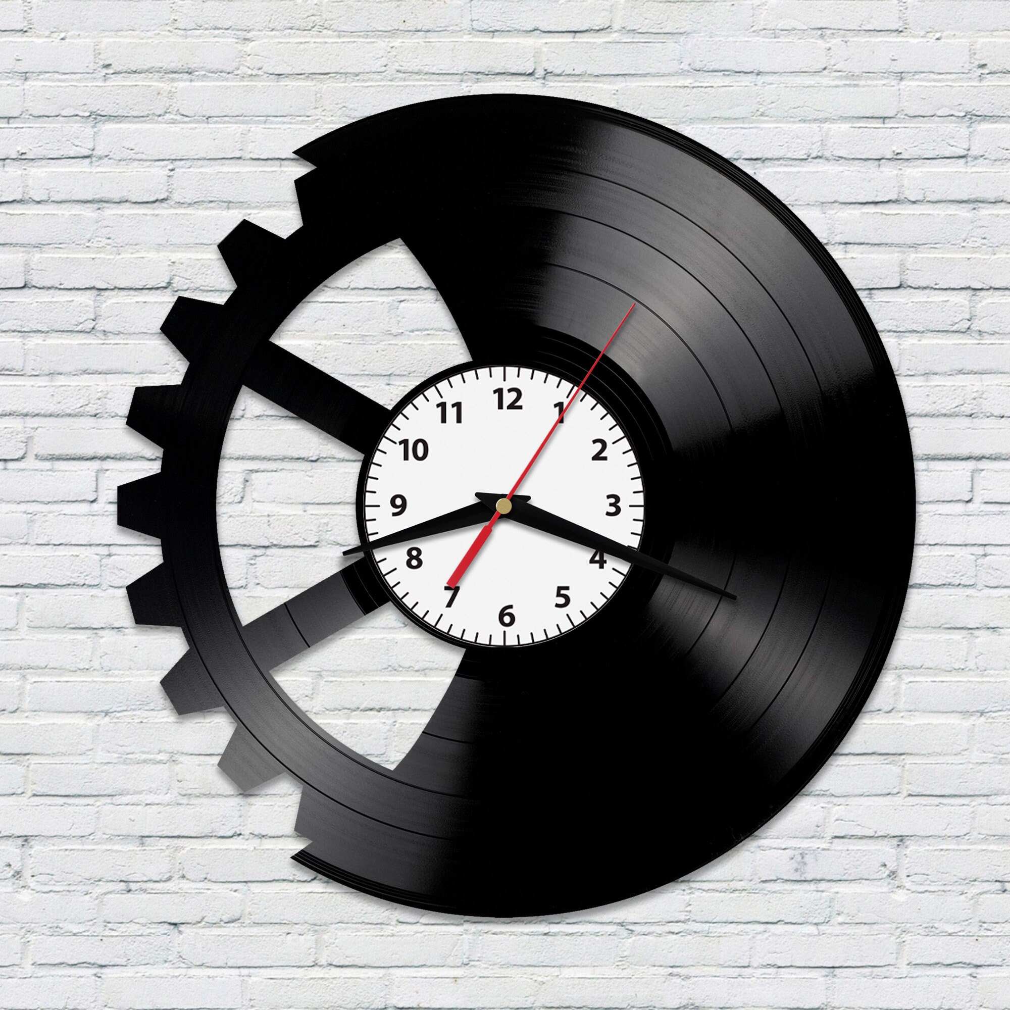 DXF CDR SVG File for Vinyl Clock, Cnc Laser Cut Vinyl Clock File ...