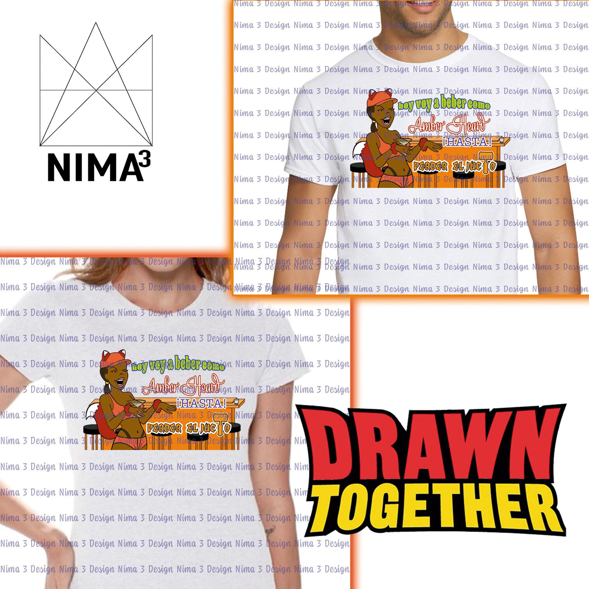 Archivo Digital Jpg, Pdf Y Svg De Drawn Together, Diseño Divertido Para ...