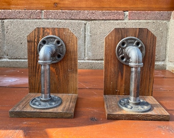 Industrial Bookends - Etsy