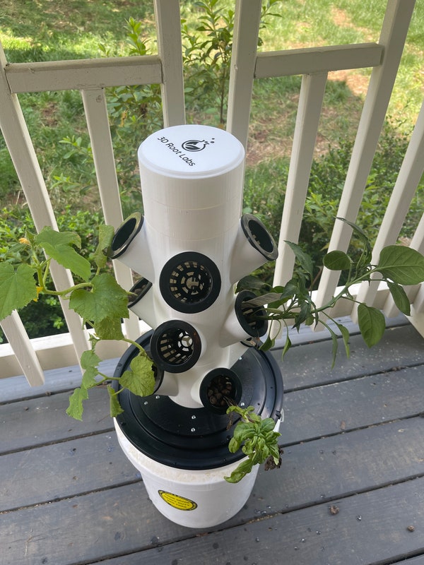 DIY 3D Printed Hydroponic Tower Digital Files - Etsy Canada