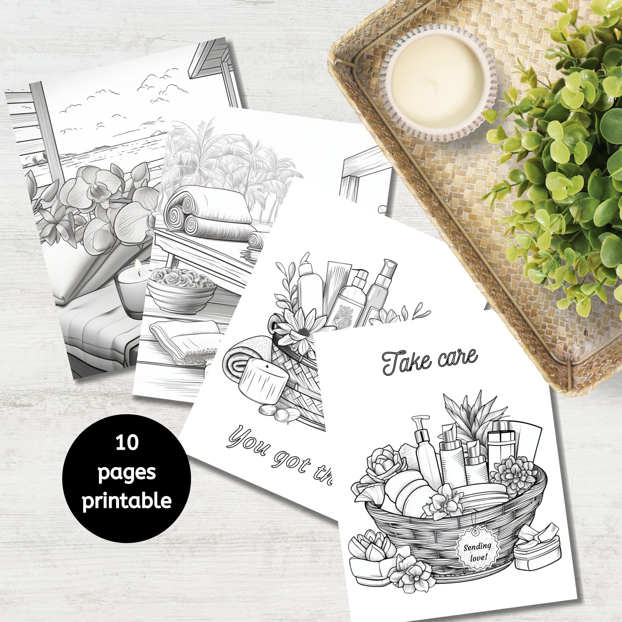 Get Well Soon Printable Coloring Pages, Feel Better Card, Printable ...