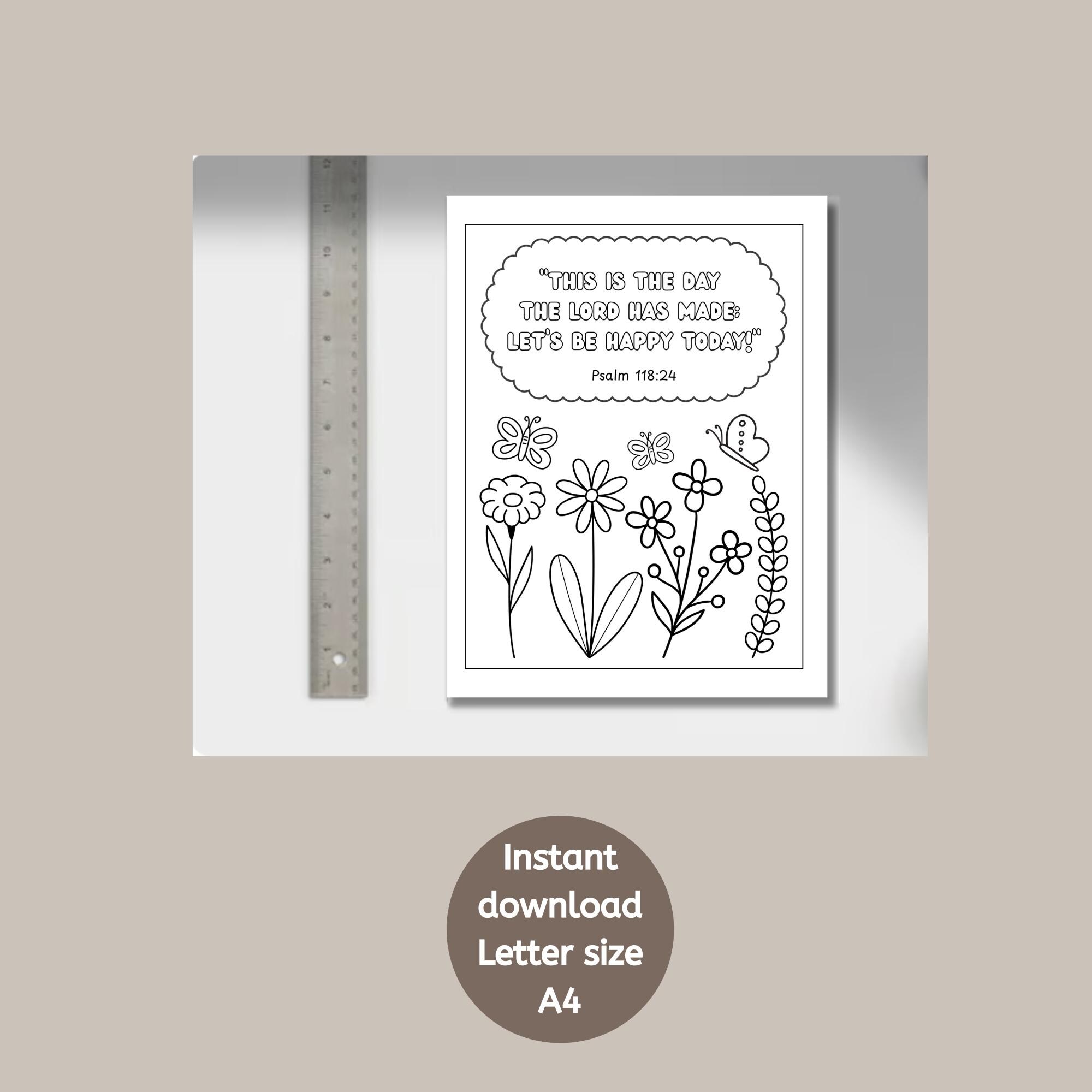 Psalm 23 Activities for Children, Printable Christian Bible Verse ...