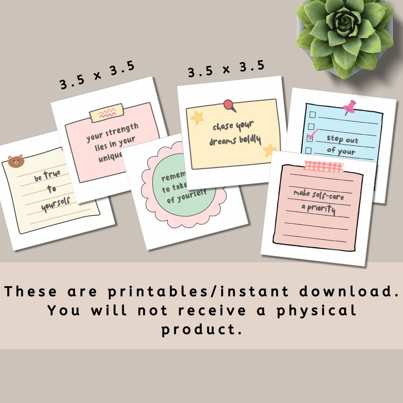 Positive Affirmation Cards for Teens, Teen Mental Health Affirmations ...