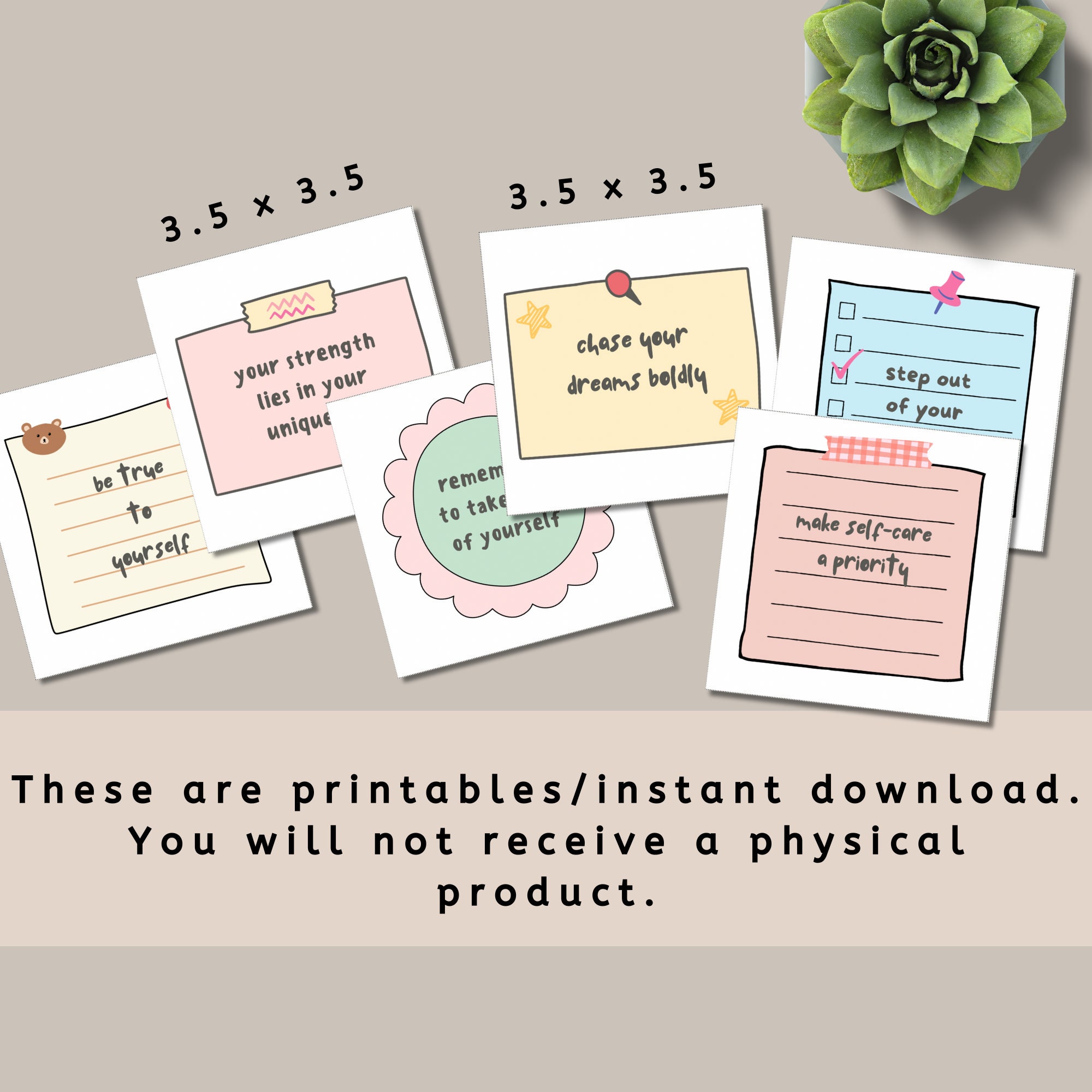 Positive Affirmation Cards for Teens, Teen Mental Health Affirmations ...