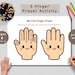Prayer Bible Lesson Activity Kit, Printable Five Finger Guide and ...