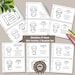 12 Disciples Craft for Kids, Printable Mini Coloring Pages Set, Jesus ...