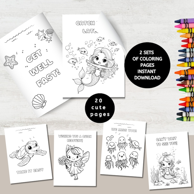 Get Well Soon Printable Coloring Pages, Feel Better Soon for Kids, Kids ...