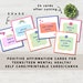Positive Affirmation Cards for Teen Girls, Motivational Quotes ...