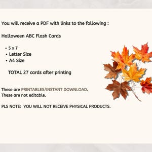 Halloween ABC Flash Cards, Halloween Alphabet Cards, Kids Halloween ...