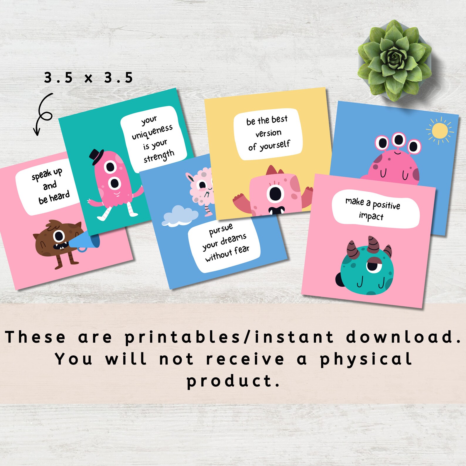 Positive Affirmation Cards for Teens, Teen Mental Health Affirmations ...