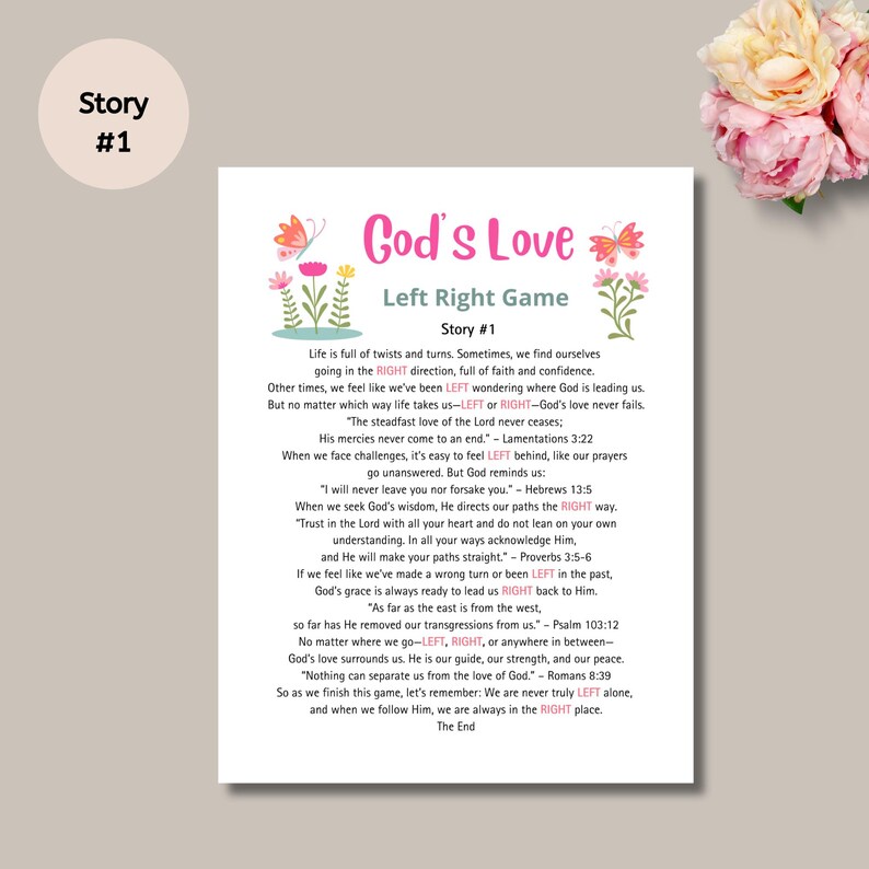Women's Ministry Right Left Game, Youth Group Bible Game, Pass the Gift ...