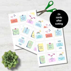 Positive Affirmation Cards for Teens, Teen Mental Health Affirmations ...