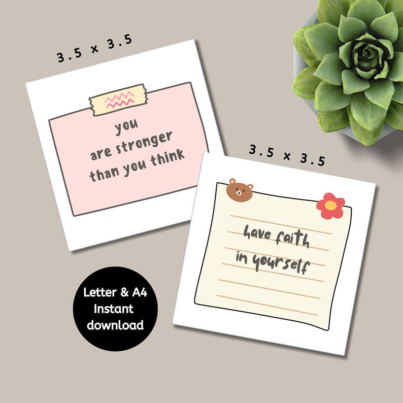 Positive Affirmation Cards for Teens, Teen Mental Health Affirmations ...